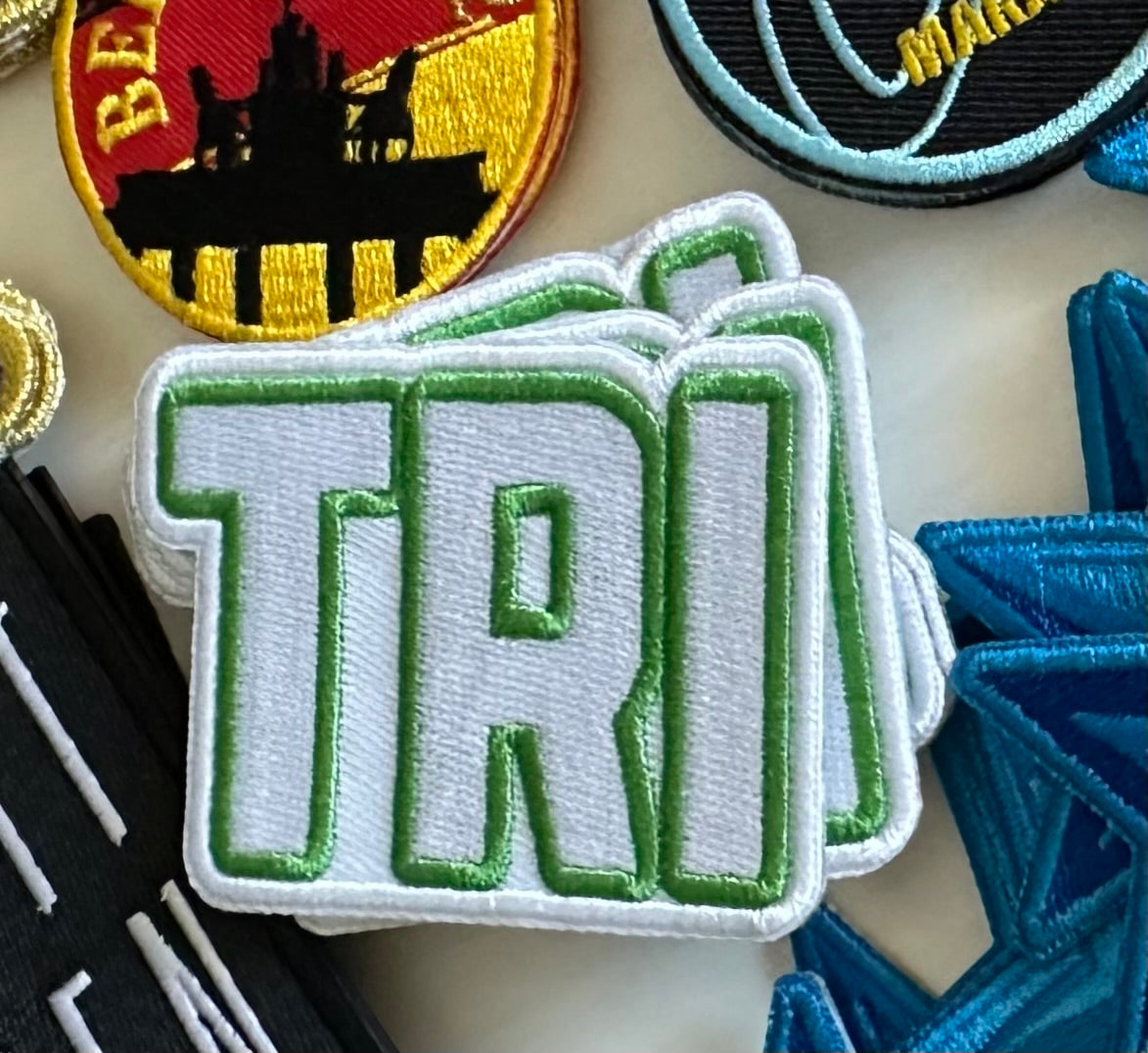 Race Day Rangers // 70.3 HIM Triathlon Milestone Patch